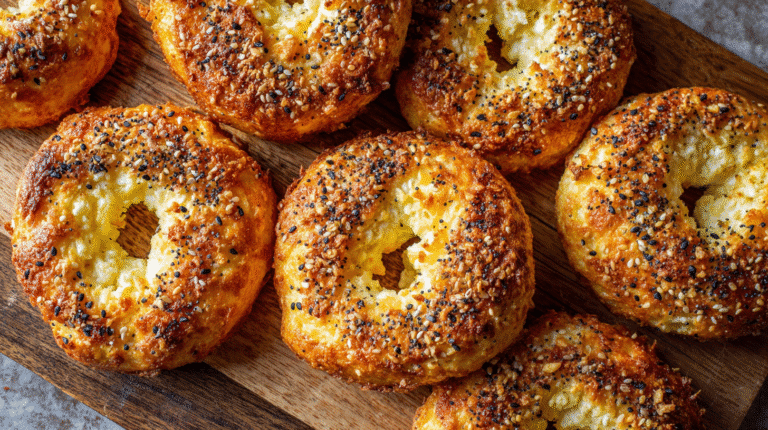 Fluffy Cottage Cheese Almond Flour Bagels – The Best High-Protein Keto Recipe
